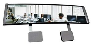 definition wide angle rear view mirror for pc monitors or anywhere: ex large by modtek (2 pack)