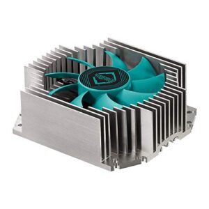 iceberg thermal icefloe t65 itx low profile 3 heat pipe extrusion aluminum heatsink htpc cpu cooler with 80mm fan