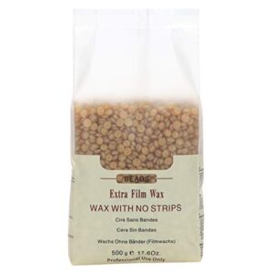 bonjanvye hard wax beans 500g hair removal wax 17 oz leg wax-glitter gold