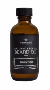 mnsc old faithful beard oil & conditioner - softens, smooths, & strengthens, for a faster growing, fuller beard - hypoallergenic, all-natural, made in usa, gift for men