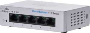 cisco business cbs110-5t-d unmanaged switch | 5 port ge | desktop | ext ps | limited lifetime protection (cbs110-5t-d-na)