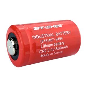 banshee replacement for lithium 650mah 3v cr2 dlcr el1cr2 cr15h270 battery