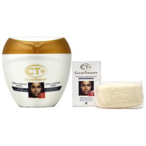 clear therapy cream 400ml + beauty bar 175g