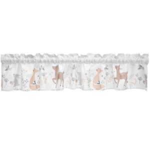 bedtime originals deer park window valance, multicolor (285029)