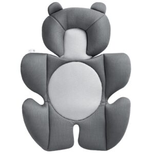 g ganen baby comfort support cushion stroller and seat comfort cushion insert liner (dark grey)