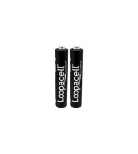 loopacell aaaa batteries, 1.5v alkaline aaaa battery (2 pack)