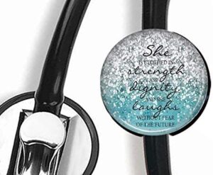 she stethoscope tag,steth id tag,nurse badge