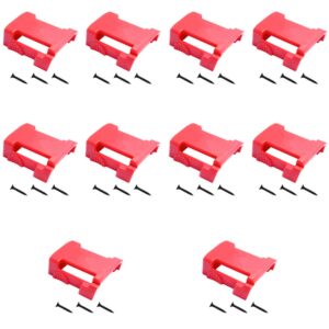 uosxvc 10-packs battery holders for milwaukee 18v mount dock fit for m18 battery (no battery)