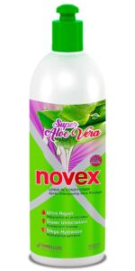 novex super aloe vera leave in conditioner, 17.6 oz bottle