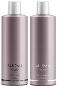 aluram coconut water based daily hair shampoo & conditioner set, 12 fl oz