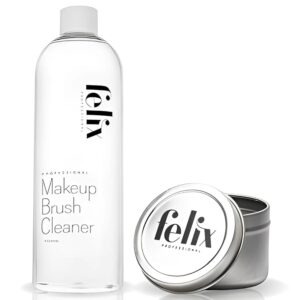 makeup brush cleaner - deep clean rinse free quick dry - ideal for cleaning and odorizing natural and synthetic make-up brushes 8 oz