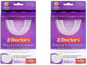 the doctor's nightguard, dental guard for teeth grinding, 2 count