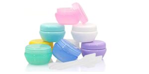 hinnaswa travel containers for toiletry, lotion travel accessories bottles for cosmetic, makeup, body & hand cream, toiletries