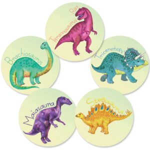 zonon 10 pcs potty training stickers dinosaur toilet target sticker reusable potty targets color changing pee target for kid training use (dinosaur)