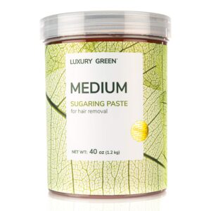 sugaring paste luxury green - medium - for all body parts universal