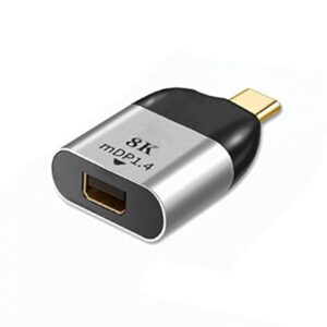 cablecc usb-c type c to mini dp displayport converter adapter 4k 2k 60hz for tablet & phone & laptop