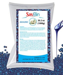 savbin blue azulene hard wax beans (blue azulene - 2.2 lbs (1000 grams))