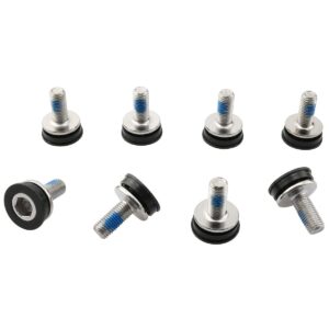 pscco 8pcs bicycle square hole central axis crankset bottom bracket waterproof screws bicycle crank screws hex crank arm fixing bolts