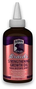 nappy styles braids strengthening growth oil (pack of 2)