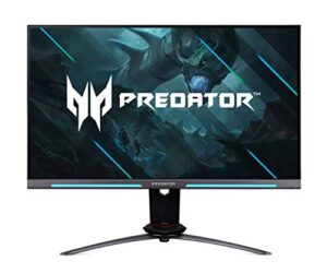 acer predator xb253q gzbmiiprzx 24.5" fhd (1920 x 1080) ips g-sync compatible monitor, vesa certified displayhdr400, up to 0.5ms (g to g), 240hz, 99% srgb (1 x display port & 2 x hdmi ports), black