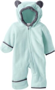 columbia baby boys' western barlow bunting (0-3 months, blue(xn0123-326)/grey)