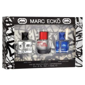 marc ecko 3-piece men's perfume coffret set - eau de toilette