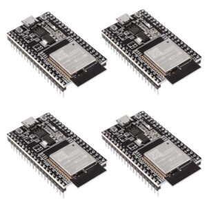 aceirmc 4pcs esp32-devkitc core board esp32 development board esp32-wroom-32d wifi bluetooth development board for arduino ide (esp32-devkitc)