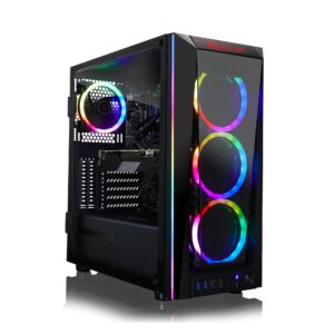 clx set vr-ready gaming desktop -liquid cooled intel core i9 10900kf 3.7ghz 10-core processor, 16gb ddr4 memory, geforce rtx 3080 10gb gddr6x graphics, 480gb ssd, 2tb hdd, wifi, windows 11 home 64-bit