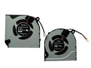 hk-part fan for acer nitro 5 an515-43 an515-54 an517-51 nitro 7 an715-51 cpu cooling fan set