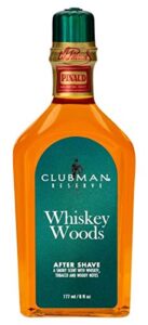 clubman reserve -whiskey woods after shave lotion (pack of 3)