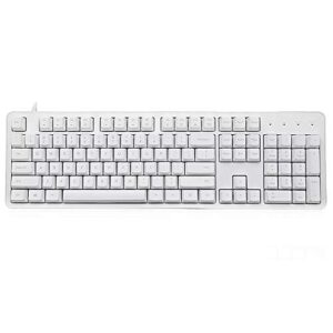 teerwere gaming keyboard mechanical gaming keyboard, original 104keys nkro cherry red switch mechanical keyboard not easy to fade mechanical gaming keyboard (color : white, size : one size)