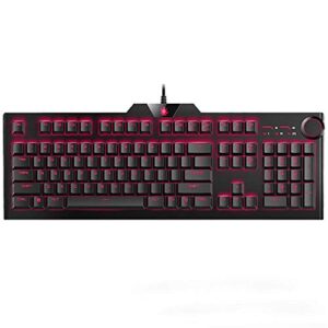 gaming keyboard wired gaming mechanical keyboard 104 keys 15 rgb backlight cherry mx switch 1000hz suitable for office and home use mechanical gaming keyboard ( color : black , size : red switch )