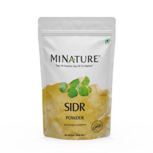 mi nature sidr powder, 227g (8oz, 0.5 lb) | natural hair conditioner and cleanser with mucilages and saponins for all hair types