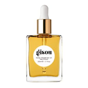 gisou honey infused hair oil, enriched with mirsalehi honey for deep nourishment, hydration, frizz control, heat protection and hair shine, hair oil for damaged hair and dry hair (1.7 fl oz)