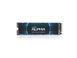 mushkin alpha – 4tb pcie gen3 x4 nvme 1.3 – m.2 (2280) internal solid state drive (ssd) – 3d qlc - (mknssdal4tb-d8)