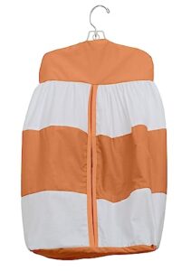 baby doll lodge collection diaper stacker in orange