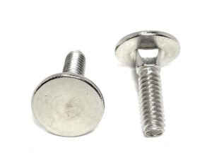 (10) 1/4-20x1 stainless steel elevator bolt square neck (3/4 diameter head) 18-8