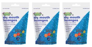 cotton mouth dry mouth lozenges fruit mix bag 3 pack