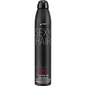 sexyhair style control me thermal protection working hairspray, 8 oz | up to 72 hour hold | heat protection | all hair types