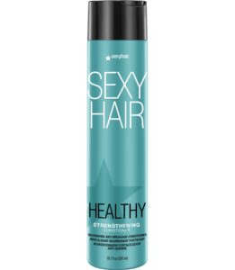 sexyhair healthy strengthening anti-breakage conditioner, 10.1 oz | helps provide stength and flexibility to damaged hair | sls and sles sulfate free