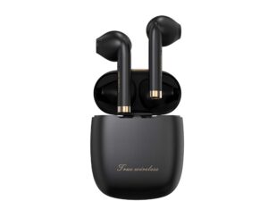 seeway true wireless earbuds,bluetooth earbuds v5.1,with touch control 25 hours playtime, usb-c for fast charging, premium deep bass for sports,commute,work (black)