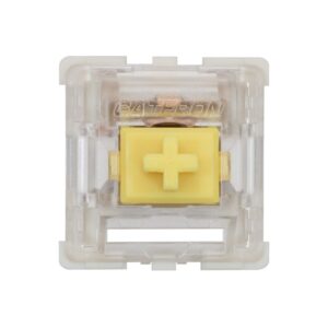 gateron ks-9 mechanical key switches for mechanical gaming keyboards | plate mounted (gateron silent yellow, 90 pcs)