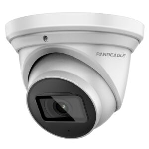 panoeagle 8mp starlight ir eyeball network camera, 2.8mm fixed lens，low illumination outdoor camera with built-in mic, max. 256 gb sd card slot