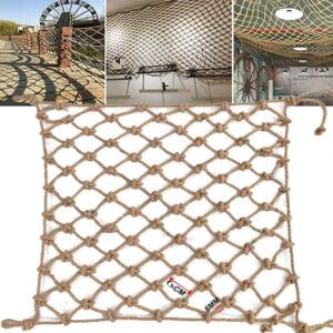 rzm children's stair safety net, hemp rope net,fence net,climbing net,antifall net,vintage decorative net,swing hammock,diameter 6mm mesh 6cm child safety netting for balcony