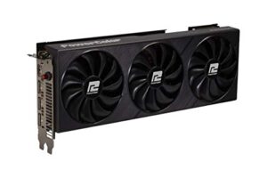 powercolor fighter amd radeon™ rx 6800 gaming graphics card with 16gb gddr6 memory, powered by amd rdna™ 2, raytracing, pci express 4.0, hdmi 2.1, amd infinity cache