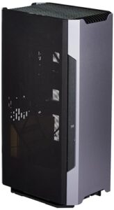 phanteks (ph-es217a_ag02) evolv shift 2 air mini-itx case, fabric side panels, aluminum panels, d-rgb, anthracite grey