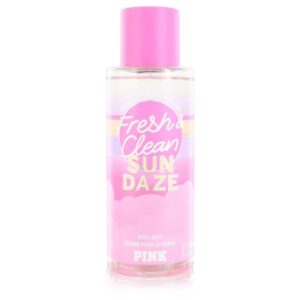 victoria's secret pink fresh & clean sun daze by victoria's secret, body mist 8.4 oz