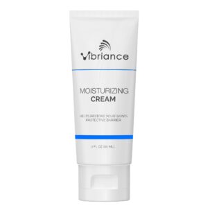 vibriance moisturizing face cream, 2 fl oz - nourishing and non-greasy with plant-based ingredients - softening, ultra-hydrating, fast-absorbing facial moisturizer cream for all skin types