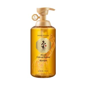 daeng gi meo ri- ki gold ginseng blossom shampoo, real ginseng inside!, medicinal herbal shampoo, hair growth, preventing hair loss, 24.01 fl oz (pack of 1)