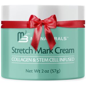 stretch mark cream infused with collagen & stem cell maternity skincare oil removes stretch mark prevention & scar remover lotion green tea extract & raspberry ketones by m3 naturals